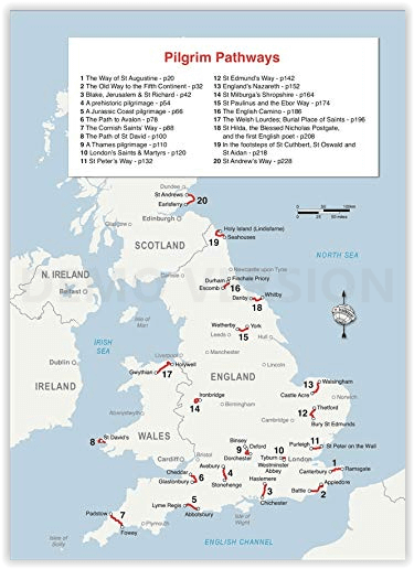 Wandelgids Pilgrim Pathways walking guide - Trailblazer