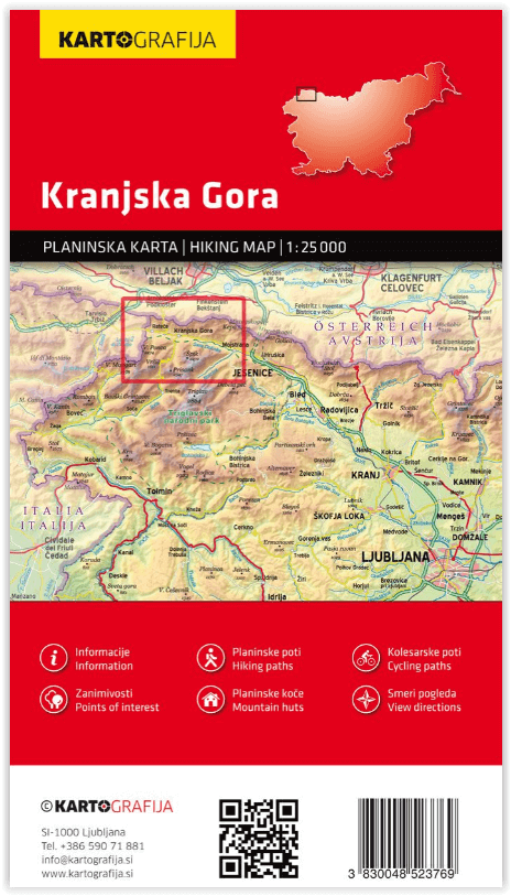 Wandelkaart Kranjska Gora - Kartografija
