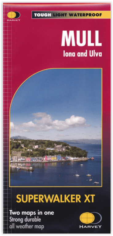 Wandelkaart XT Mull- Iona & Ulva - Harvey Maps