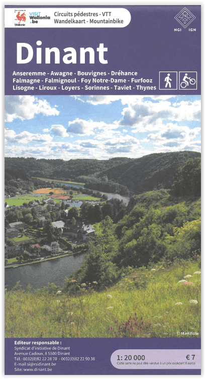 Wandelkaart Dinant - NGI