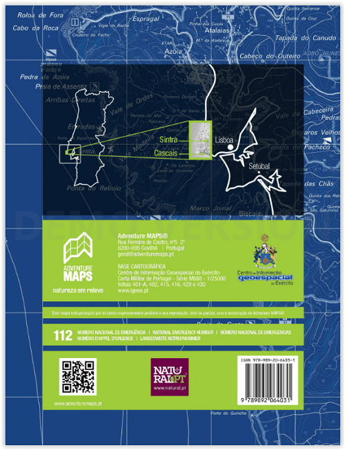 Wandelkaart MSC25 Parque Natural de Sintra Cascais - Adv. Maps