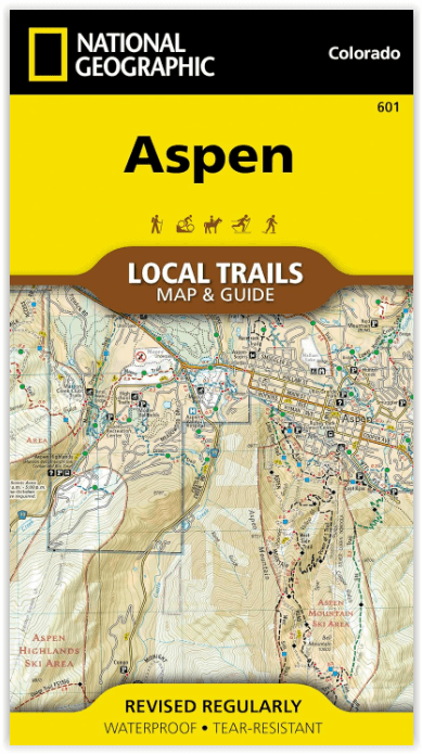 Wandelkaart 601 Aspen Local Trails - Nat Geo